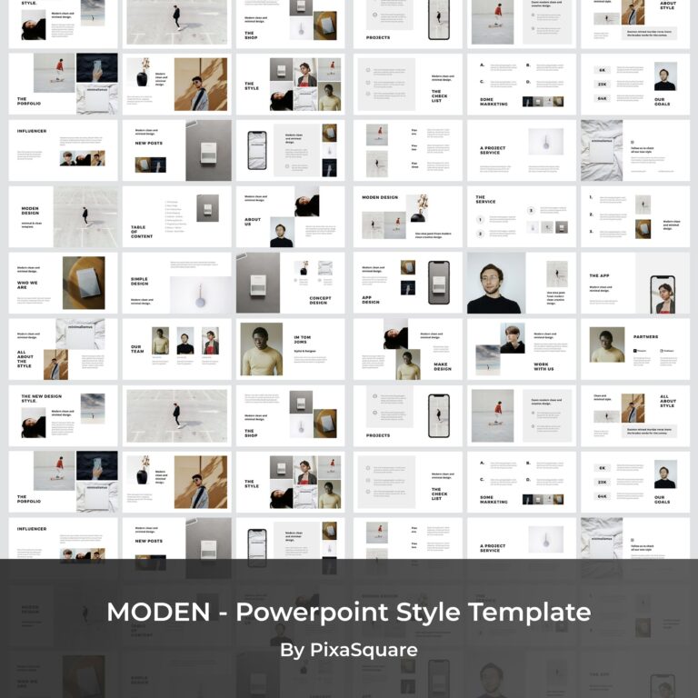 MODEN - Powerpoint Style Template – MasterBundles