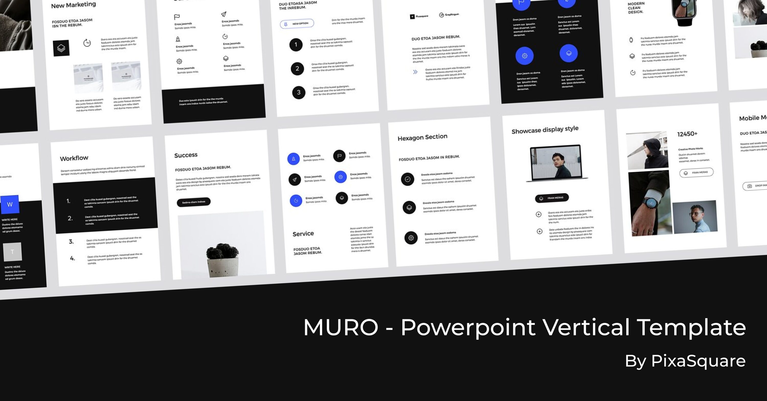 MURO - Powerpoint Vertical Template – MasterBundles