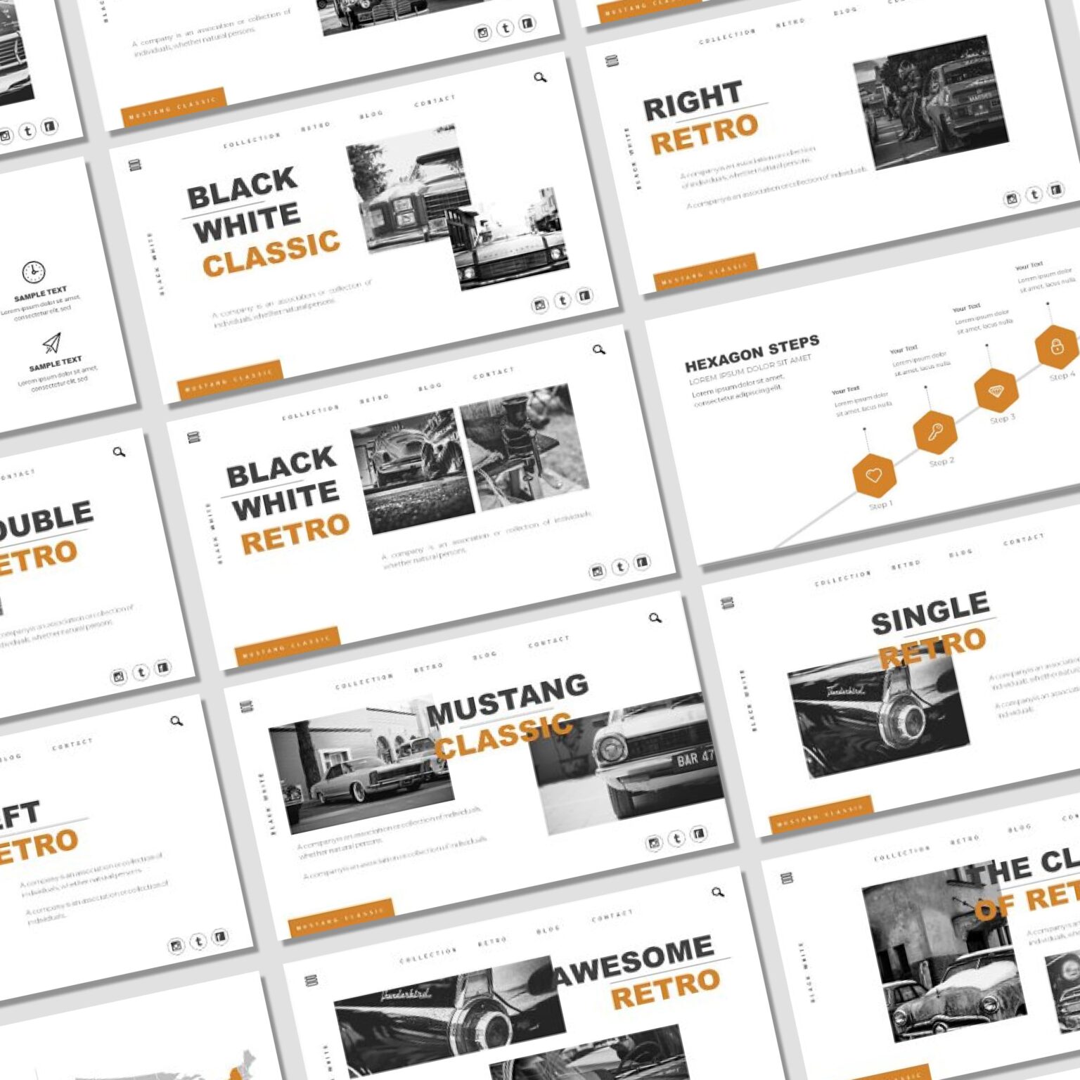 Mustang - Google Slide Template – MasterBundles