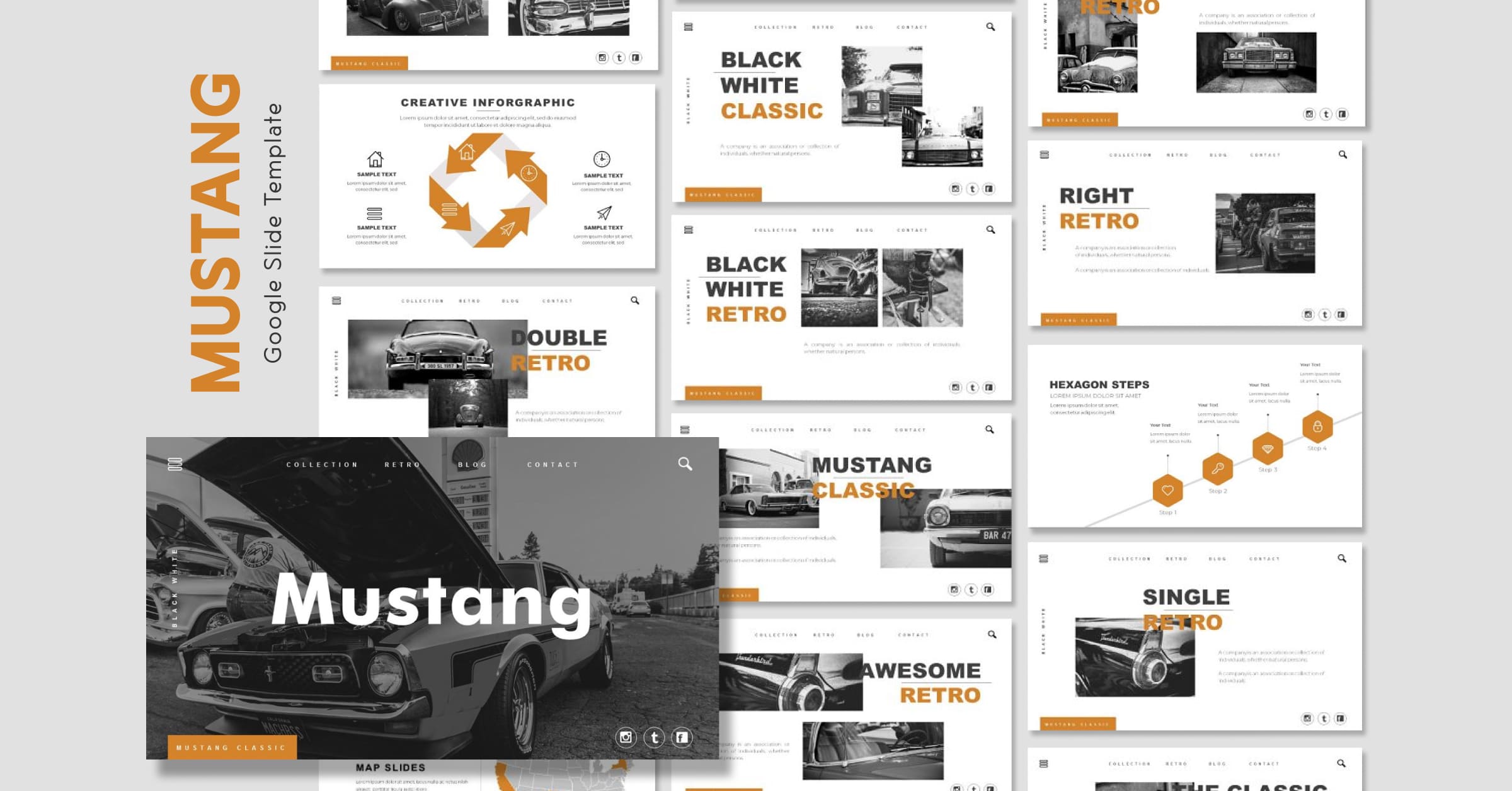 Mustang - Google Slide Template – MasterBundles