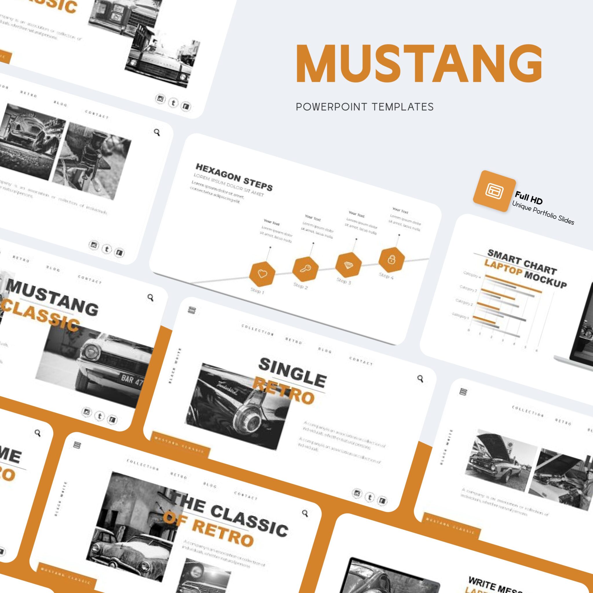 Free Car PPTX Template – MasterBundles