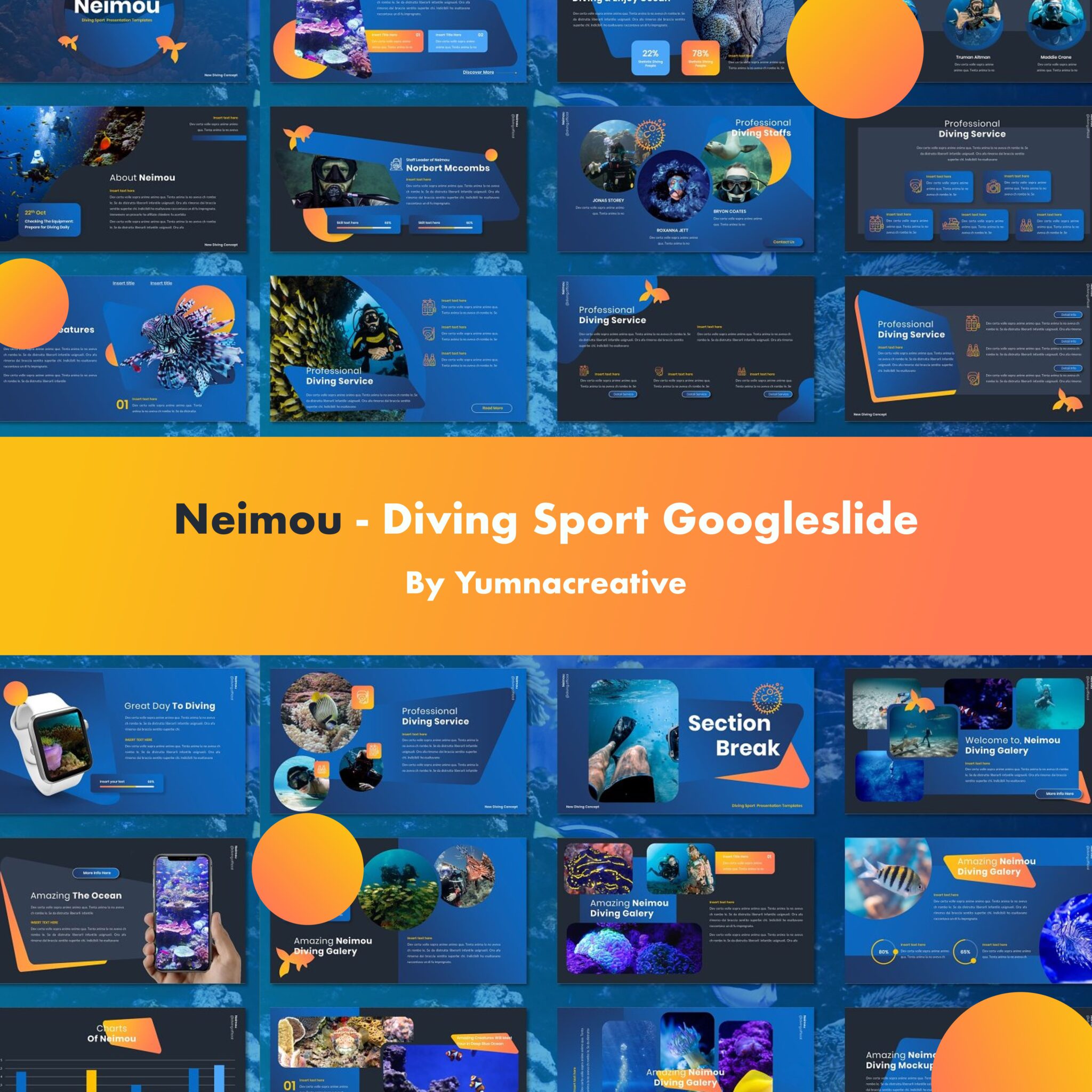 Neimou - Diving Sport Google Slide – MasterBundles