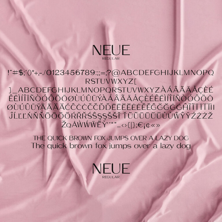 Neue Refined Sans Serif Font - MasterBundles