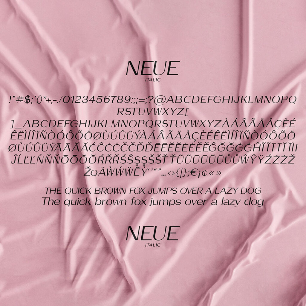 Neue Refined Sans Serif Font - MasterBundles