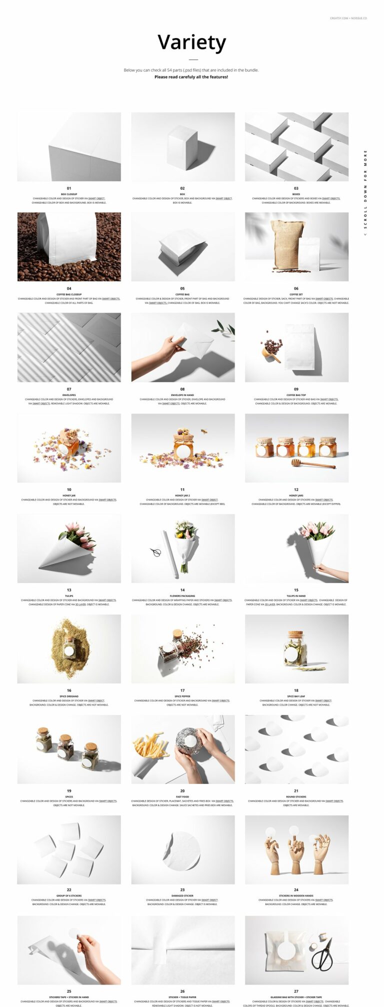 Noissue Stickers Mockup Bundle – MasterBundles