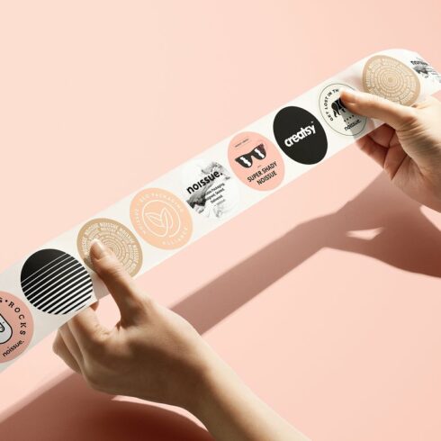 Noissue Stickers Mockup Bundle | Master Bundles