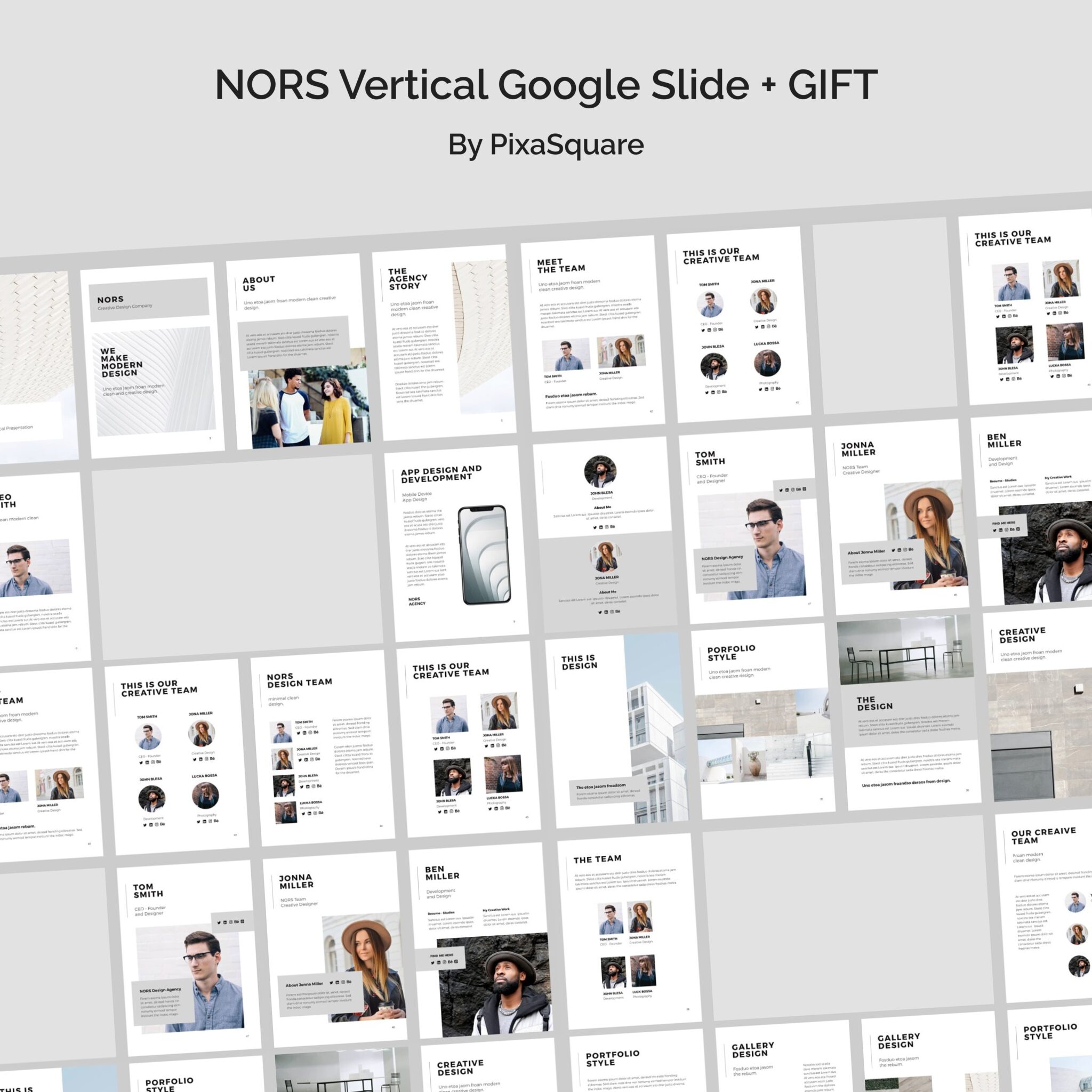 NORS Vertical Google Slide + GIFT – MasterBundles