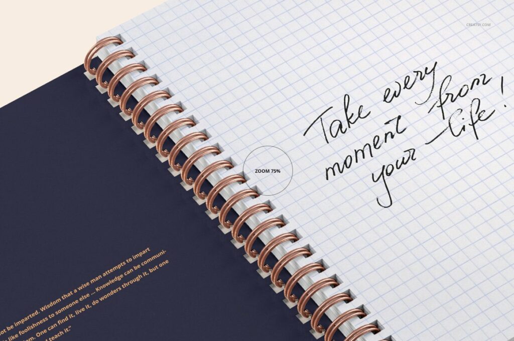Notebook Mockup Set (Square Holes) – MasterBundles