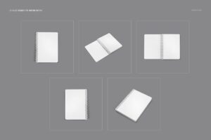Notebook Mockup Set (Square Holes) – MasterBundles