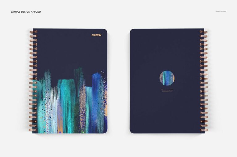 Notebook Mockup Set (Square Holes) – MasterBundles