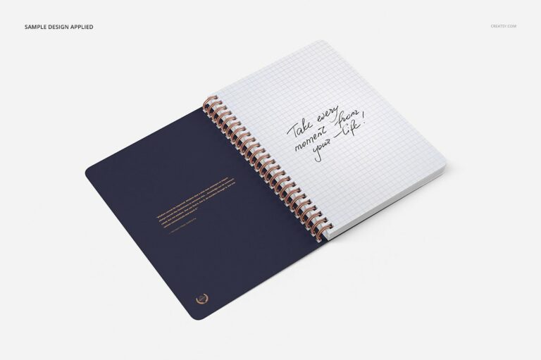 Notebook Mockup Set (Square Holes) – MasterBundles