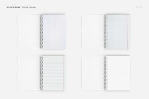 Notebook Mockup Set (Square Holes) – MasterBundles