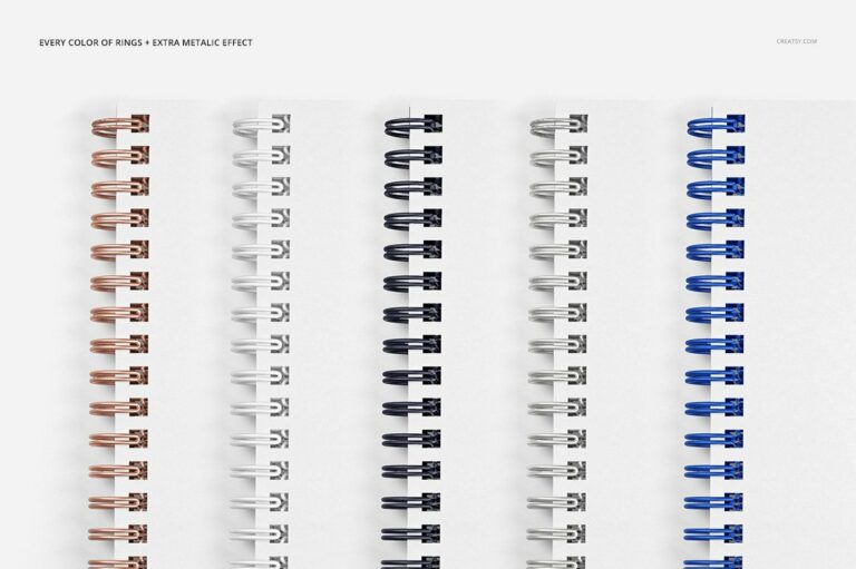Notebook Mockup Set (Square Holes) – MasterBundles