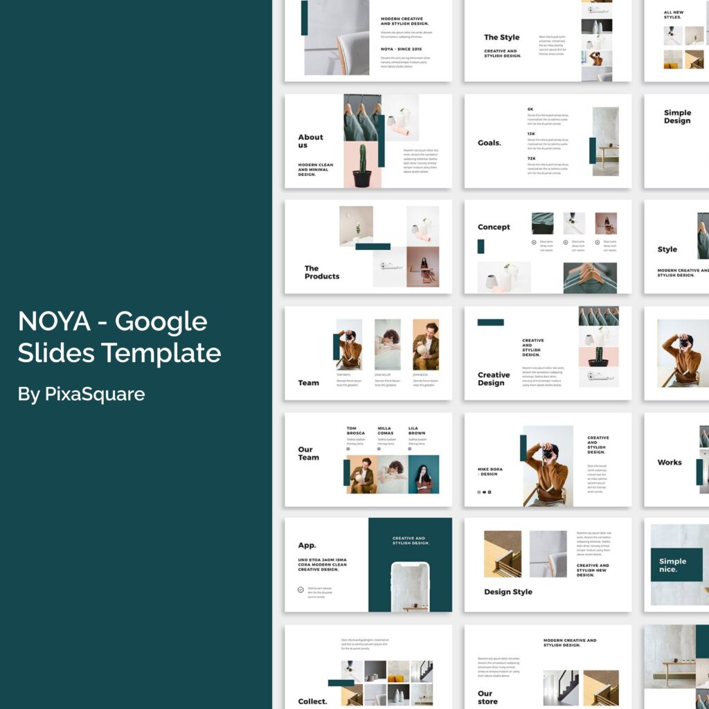 NOYA - Google Slides Template – MasterBundles