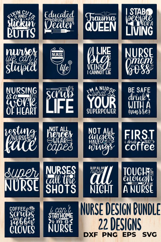 Nurse Design Bundle SVG – MasterBundles