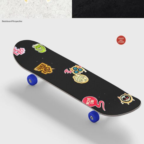 One Click Sticker Creator 7Xmock-Up | Master Bundles