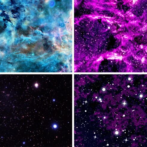 60 Space Patterns Bundle | MasterBundles