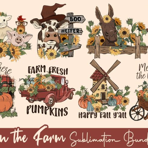 Fall on the Farm Sublimation Bundle | Master Bundles