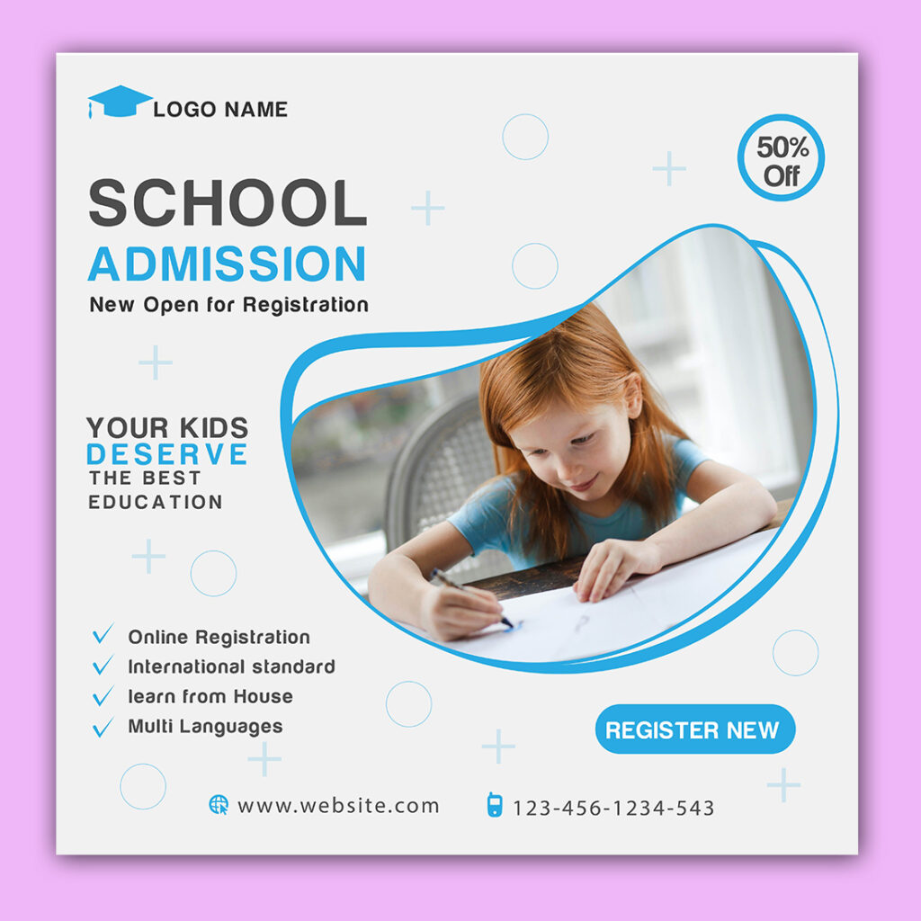 Social Media 4 Facebook & Instagram Editable Adobe illustrator post ...