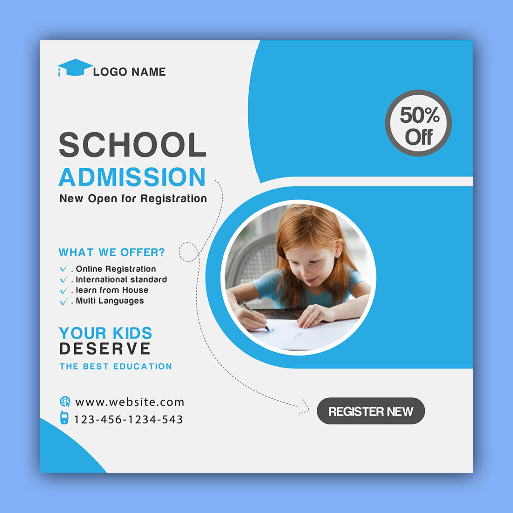 Social Media 4 Facebook & Instagram Editable Adobe illustrator post ...