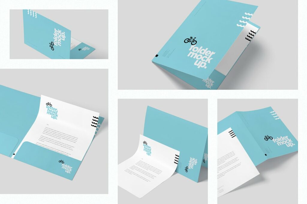Paper Folder Mockups – MasterBundles