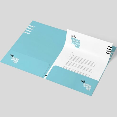 Paper Folder Mockups | Master Bundles