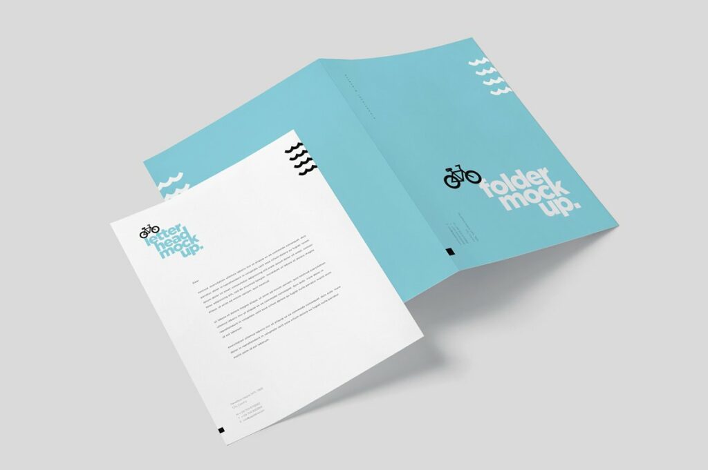 Paper Folder Mockups – MasterBundles