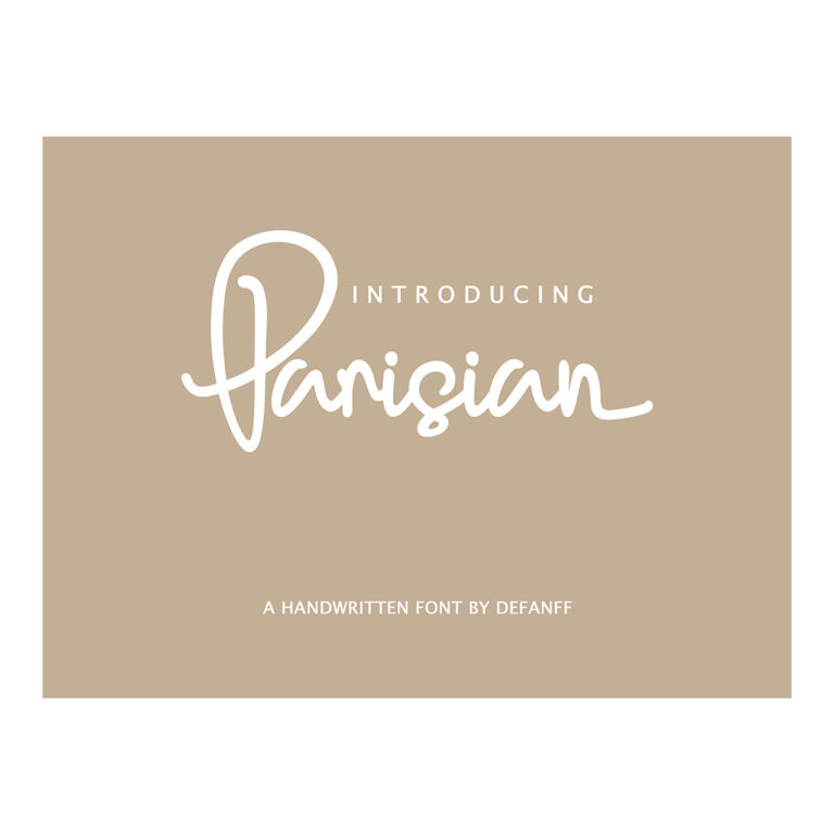 Parisian Handwritten Script Font - MasterBundles