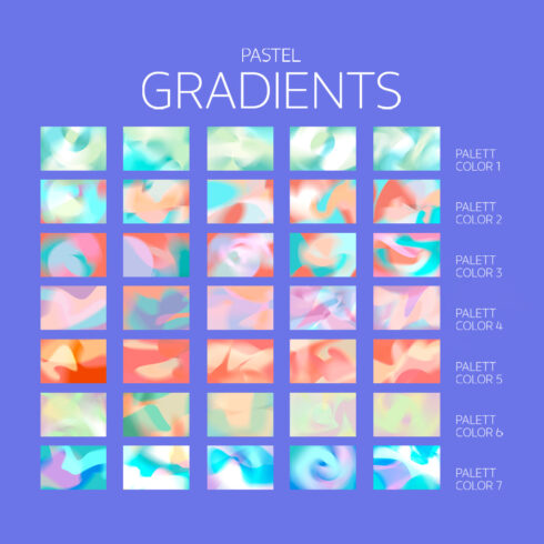 35 Pastel color gradients collection - MasterBundles