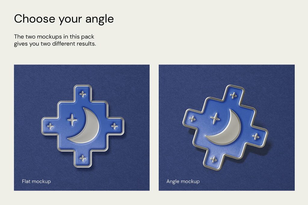 Patch + Pin + Sticker Mockup Combo – MasterBundles