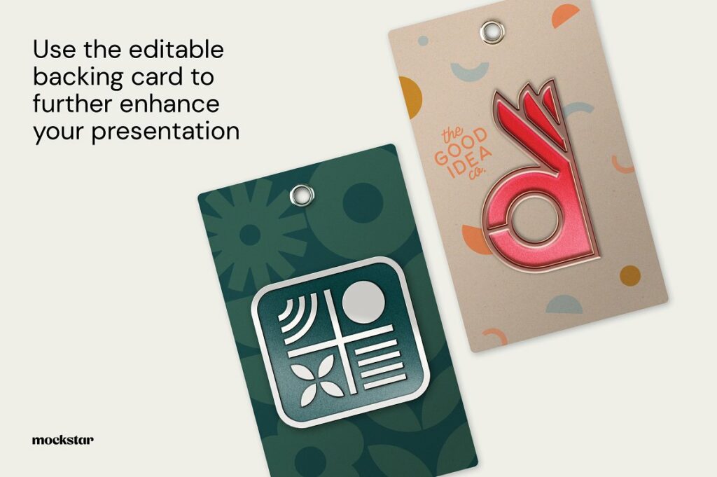 Patch + Pin + Sticker Mockup Combo – MasterBundles