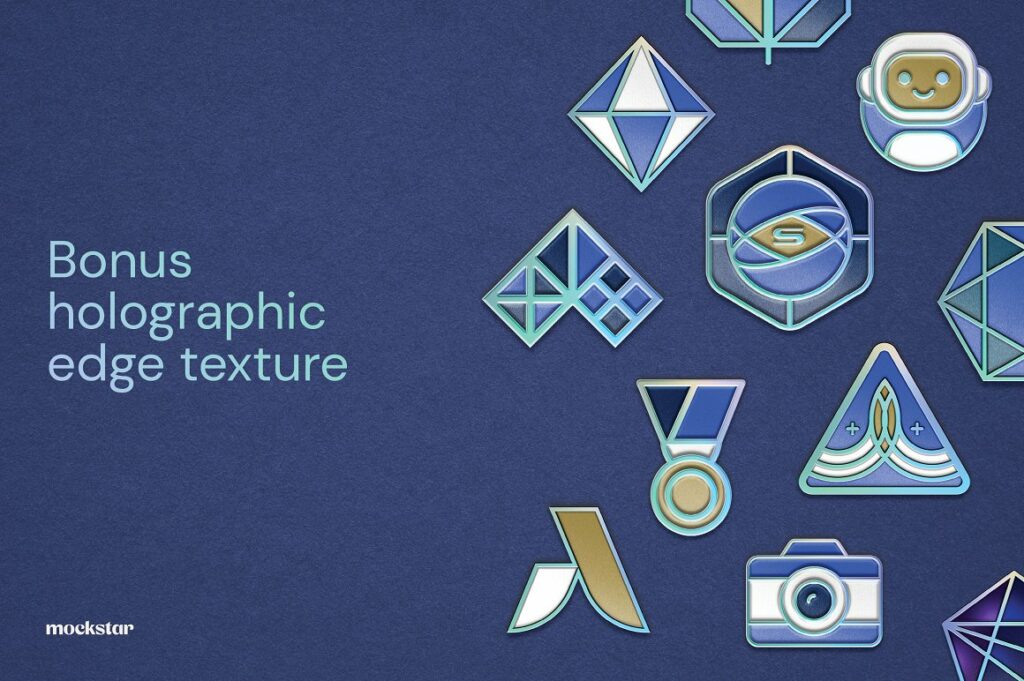 Patch + Pin + Sticker Mockup Combo – MasterBundles