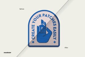 Patch + Pin + Sticker Mockup Combo – MasterBundles