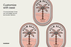 Patch + Pin + Sticker Mockup Combo – MasterBundles