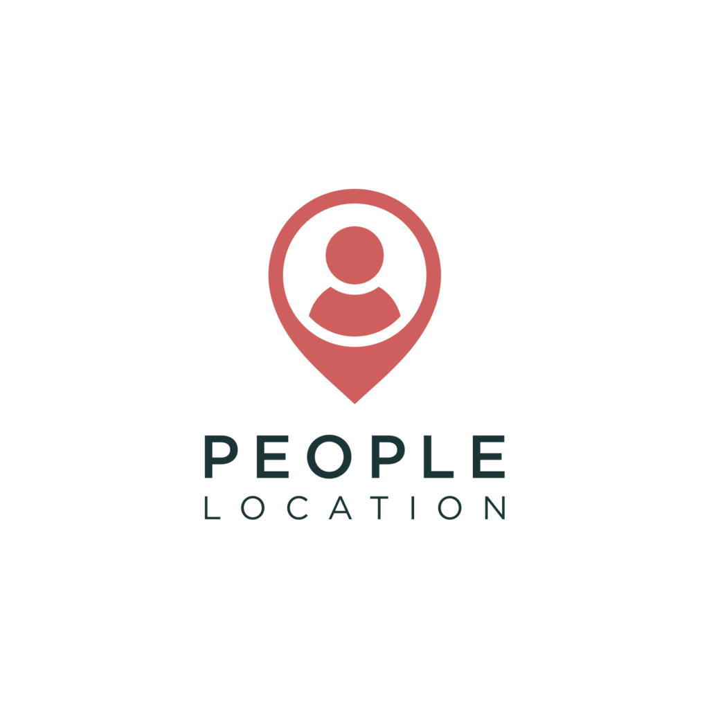 people location logo design vector - MasterBundles