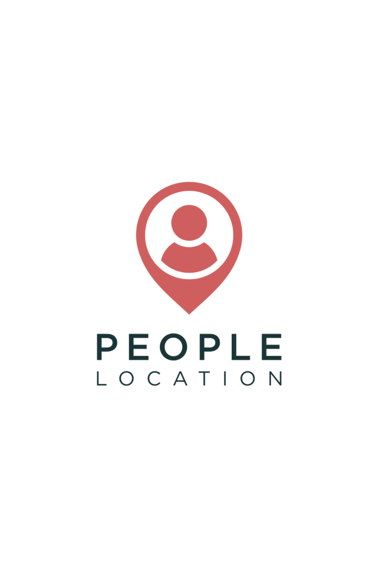 people location logo design vector - MasterBundles