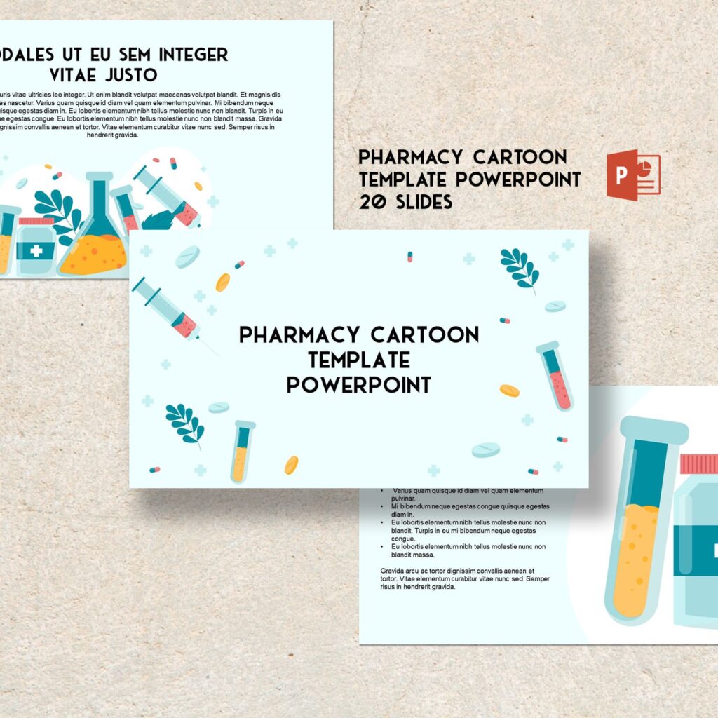 Pharmacy Cartoon Template Powerpoint – MasterBundles