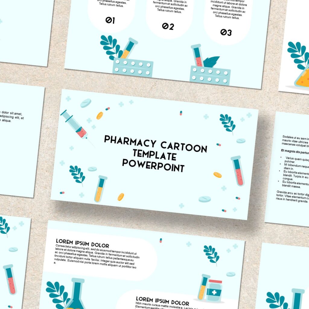Pharmacy Cartoon Template Powerpoint – MasterBundles
