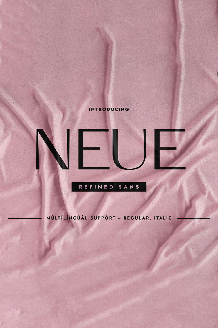 Neue Refined Sans Serif Font - MasterBundles