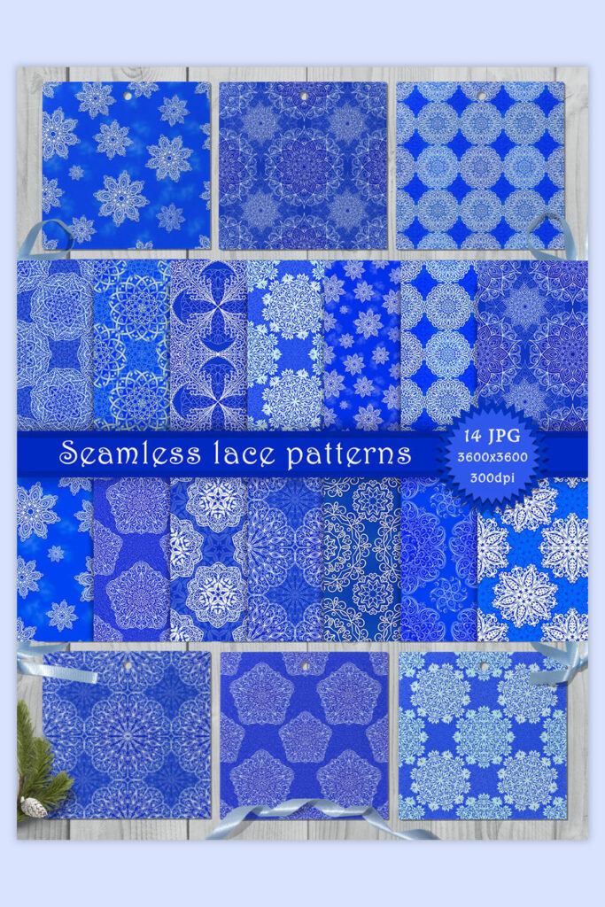 Seamless Lace Patterns – MasterBundles