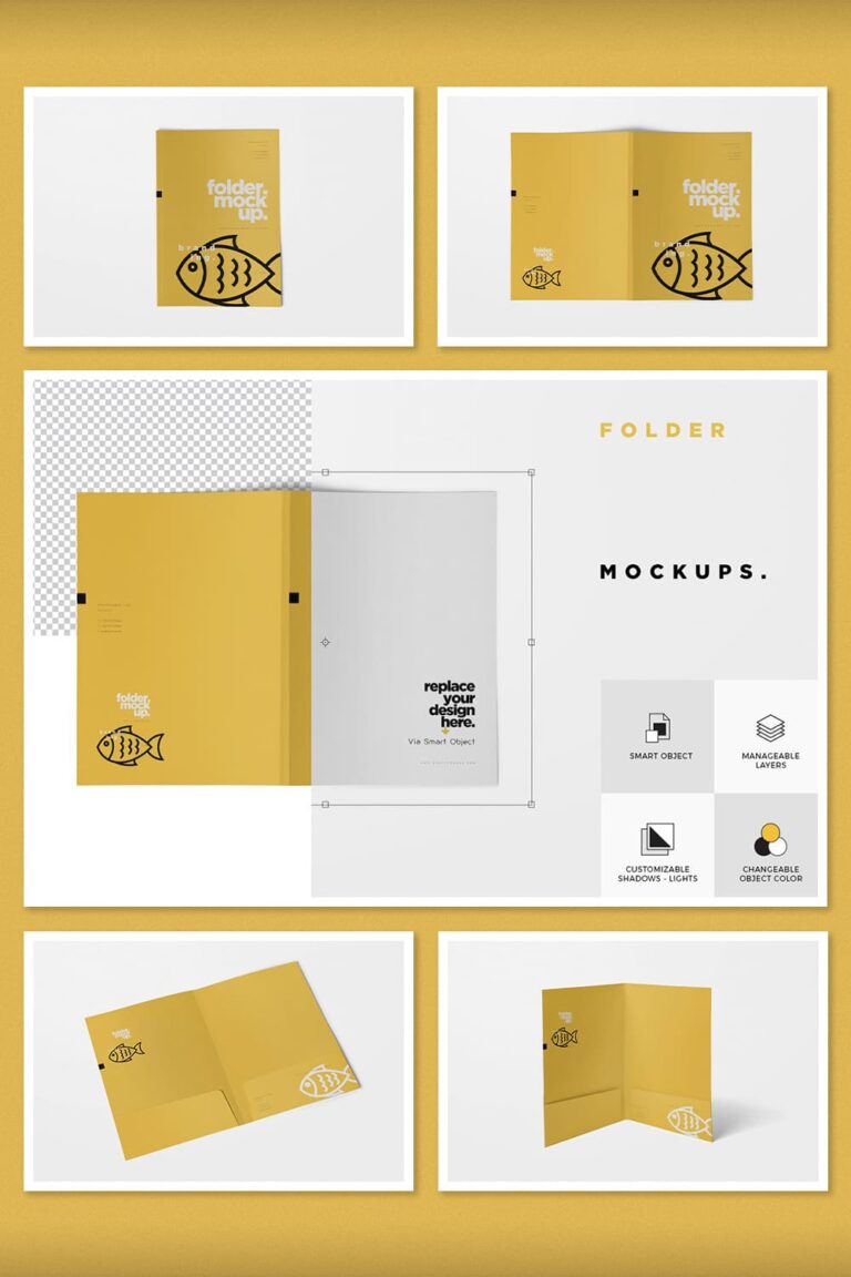 Beautiful Folder Mockups | Master Bundles