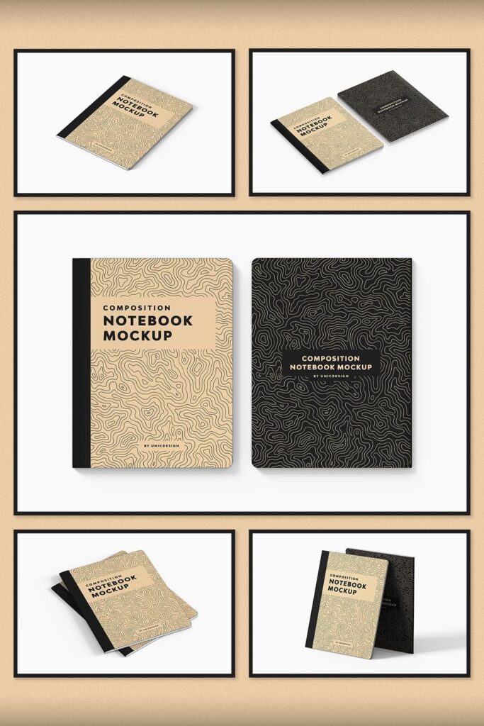 Composition Notebook Mockup – MasterBundles