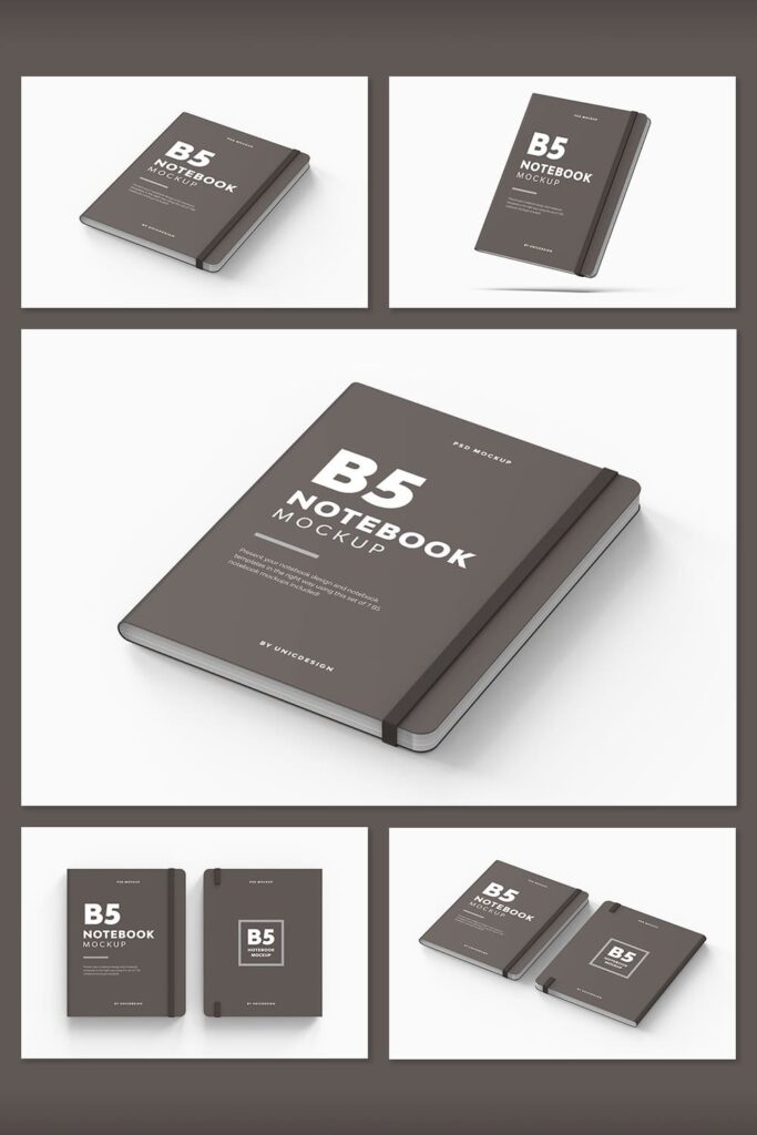 B5 Notebook Mockup – MasterBundles