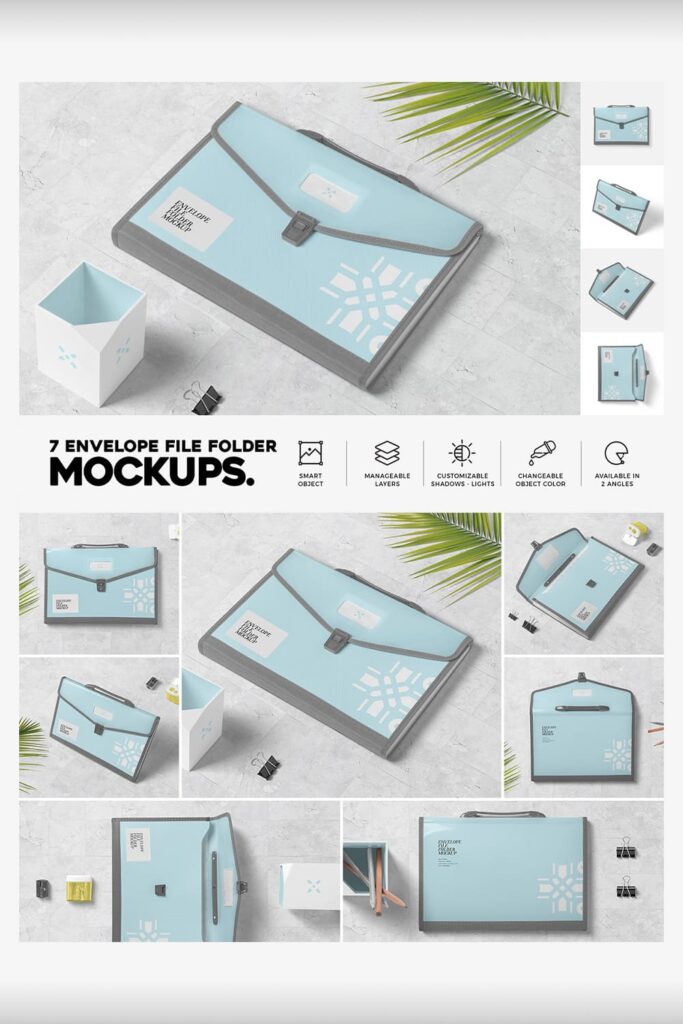 Envelope File Folder Mockups – MasterBundles