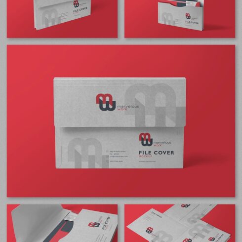 Flap Folder Mockups | Master Bundles