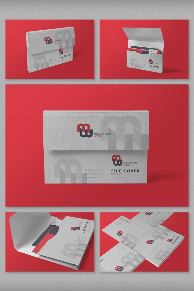 Flap Folder Mockups – MasterBundles