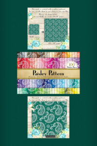 100 Seamless White Lace Paisley Digital Papers – MasterBundles