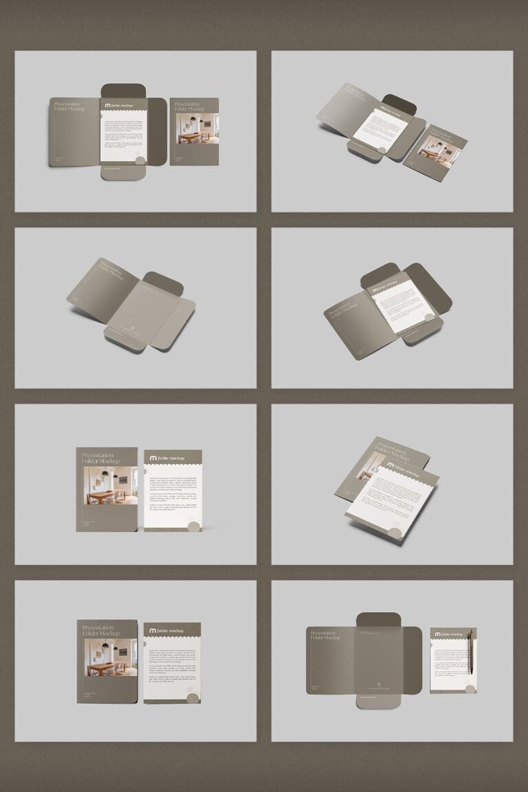 Presentation Folder Mockup – MasterBundles