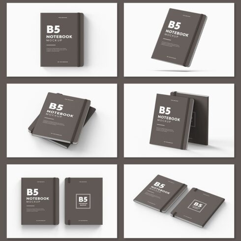 B5 Notebook Mockup | Master Bundles