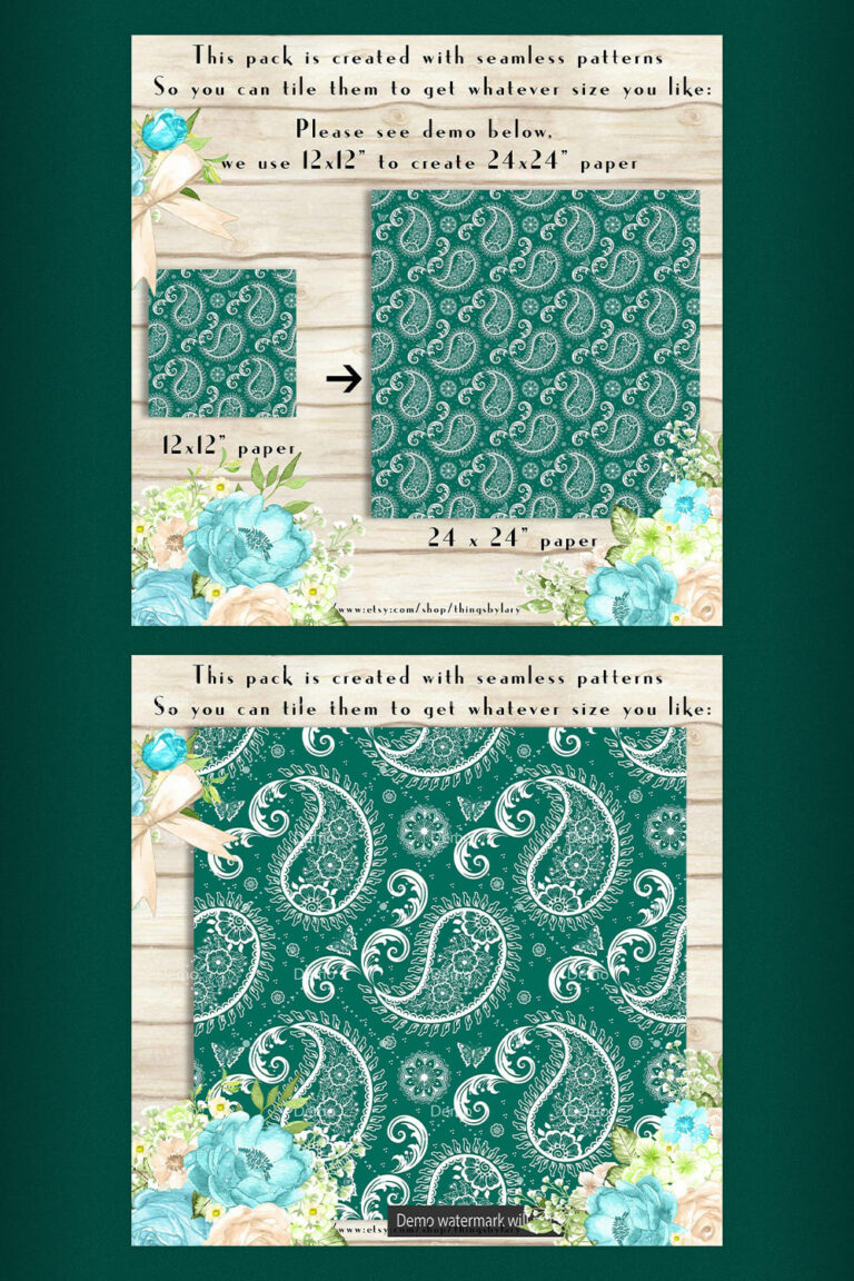 100 Seamless White Lace Paisley Digital Papers – MasterBundles